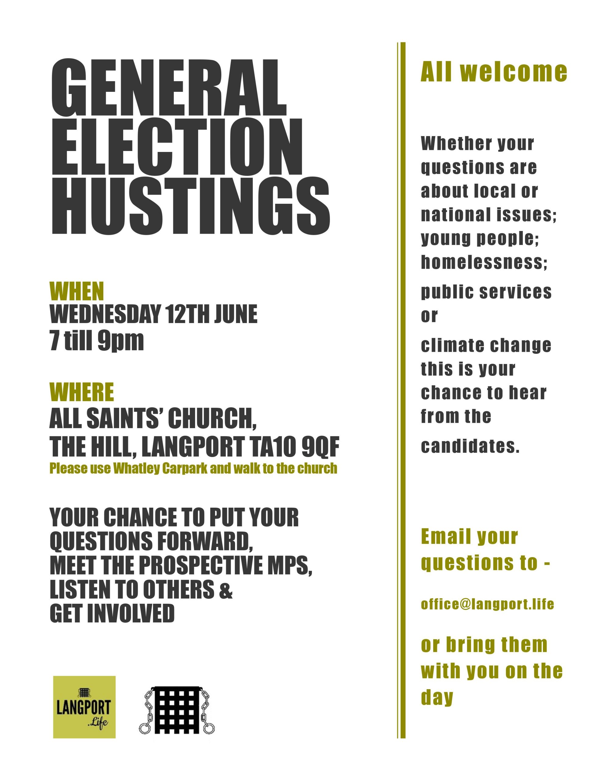 General Election Hustings - Langport Life